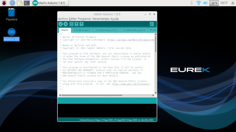 Instalar Arduino IDE 1.8.5 en Raspberry Pi - EUREK - Wiki